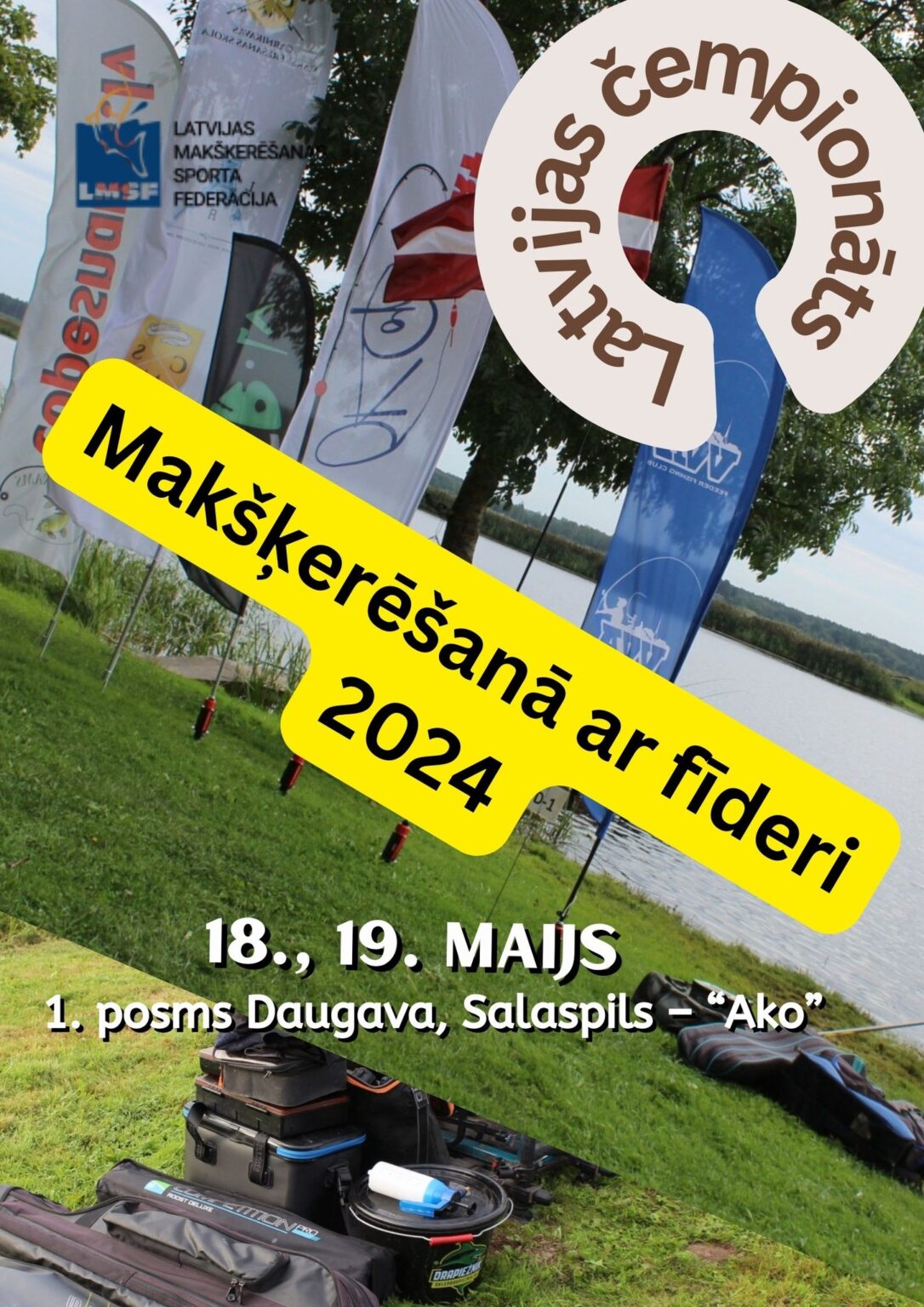 Latvijas čempionāts 1. posms makšķerēšanā ar fīderi – LMSF.LV